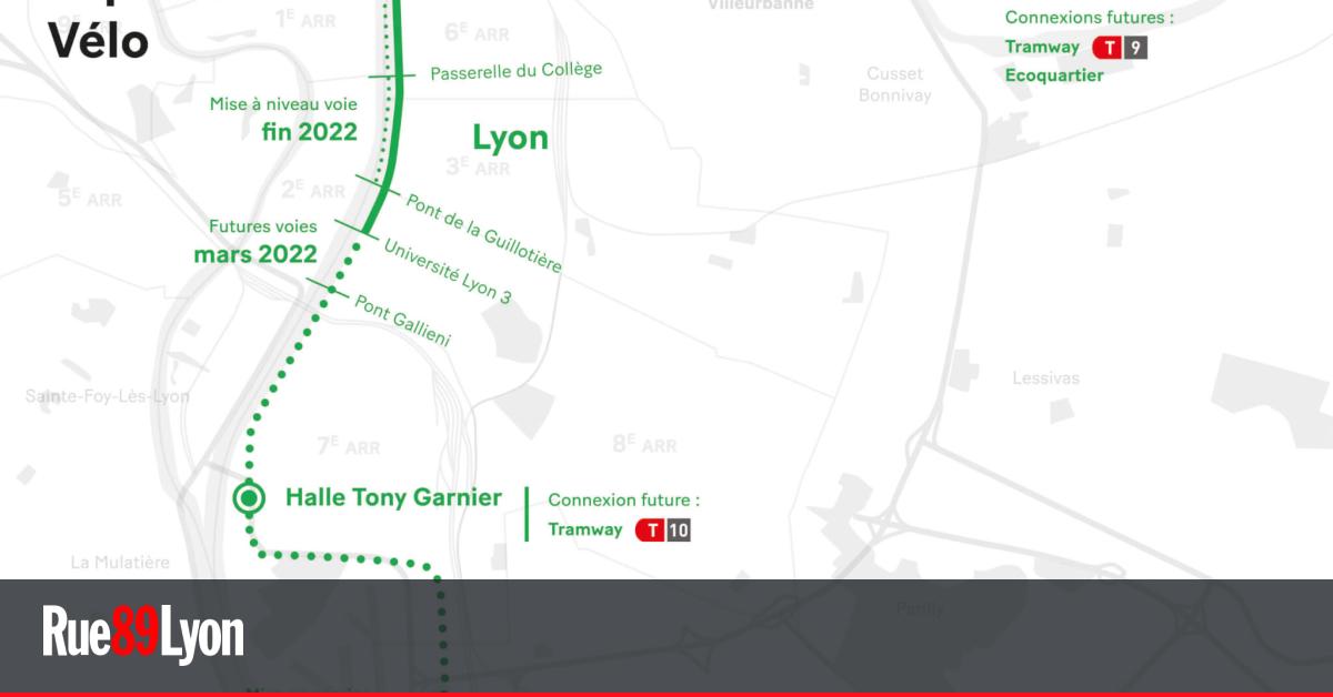 Métropole de Lyon : une première ligne pour le réseau express vélo