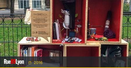 Où sont les boîtes à lire de Lyon ? Ou le concept génial de la givebox