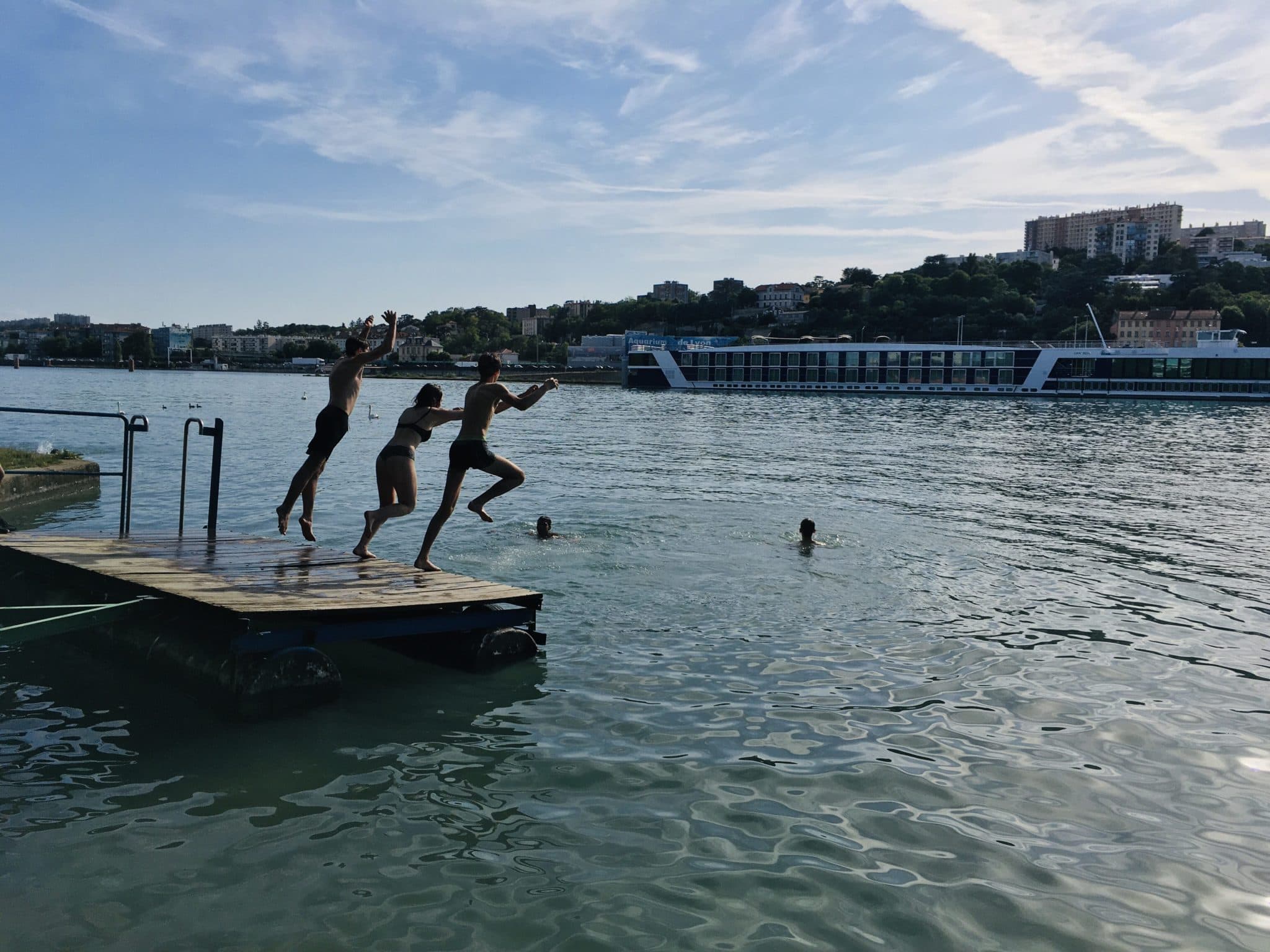 Baignade dans le Rhône à Lyon : bientôt le grand plouf