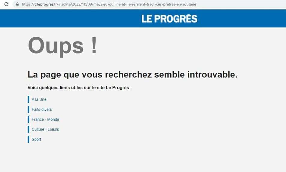 Pas si « tradi » la communauté de Saint-Martin ? Le Progrès s’avance un ...